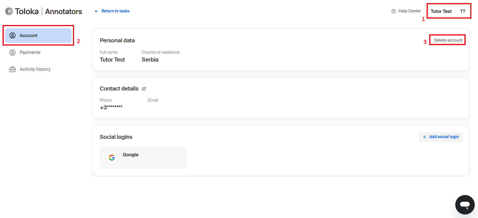 💔I want to delete my account – Toloka Annotators Help Center